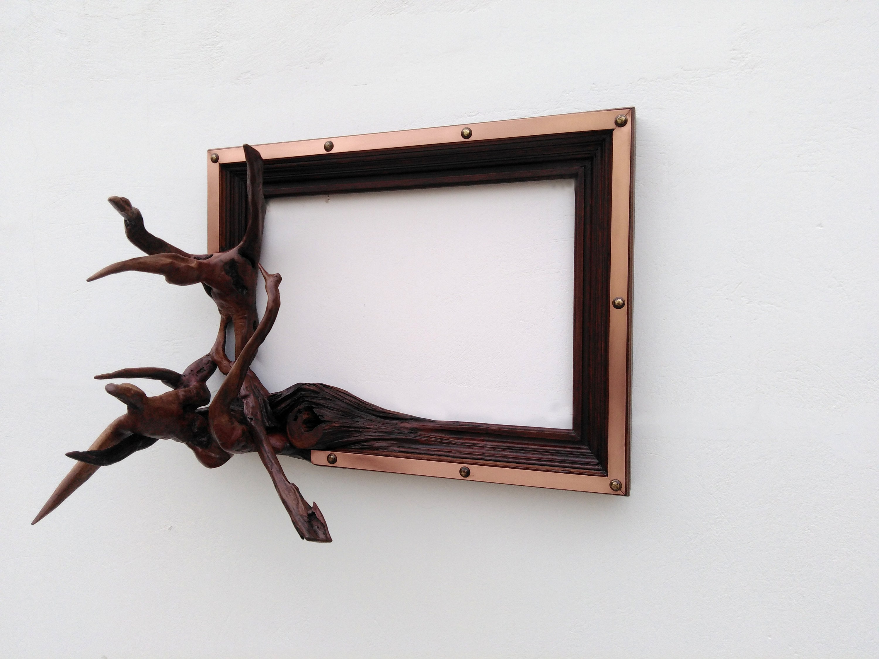 Driftwood Wall Art Frame Design, Solid Natural Wood, Handcrafted ...