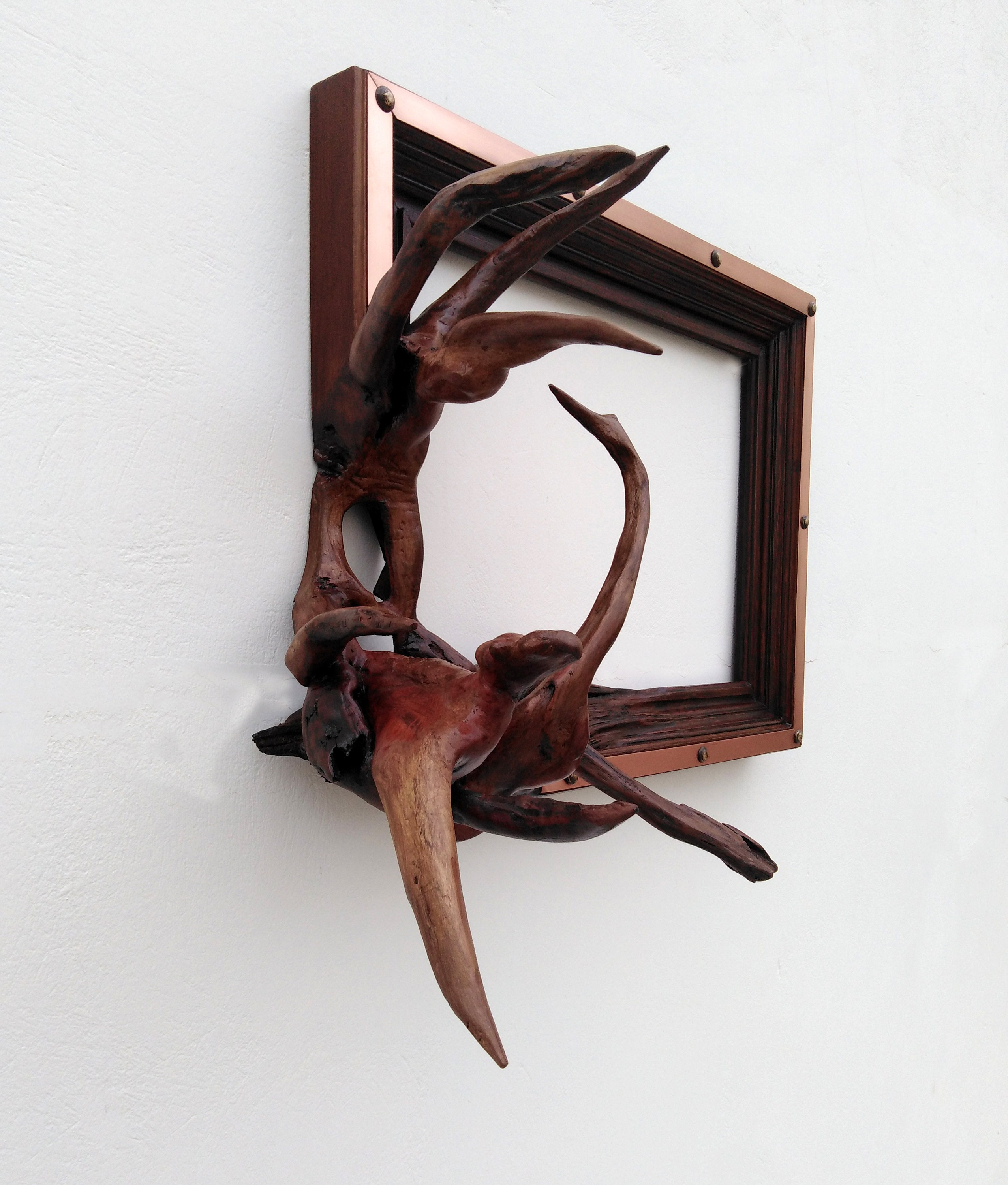 Driftwood Wall Art Frame Design, Solid Natural Wood, Handcrafted ...