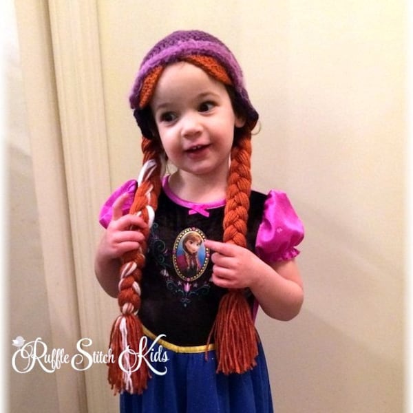 Frozen Anna Hat - Etsy