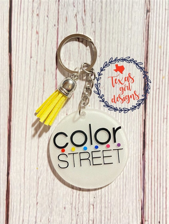 Color Street Keychain | Etsy
