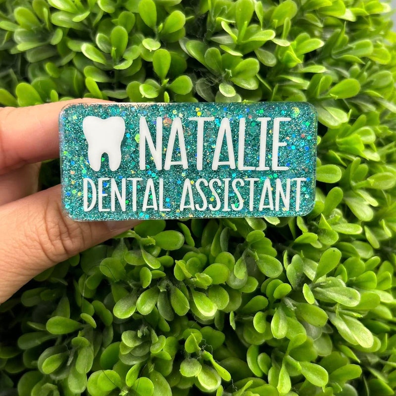 Resin Name Tag for Bag - Etsy