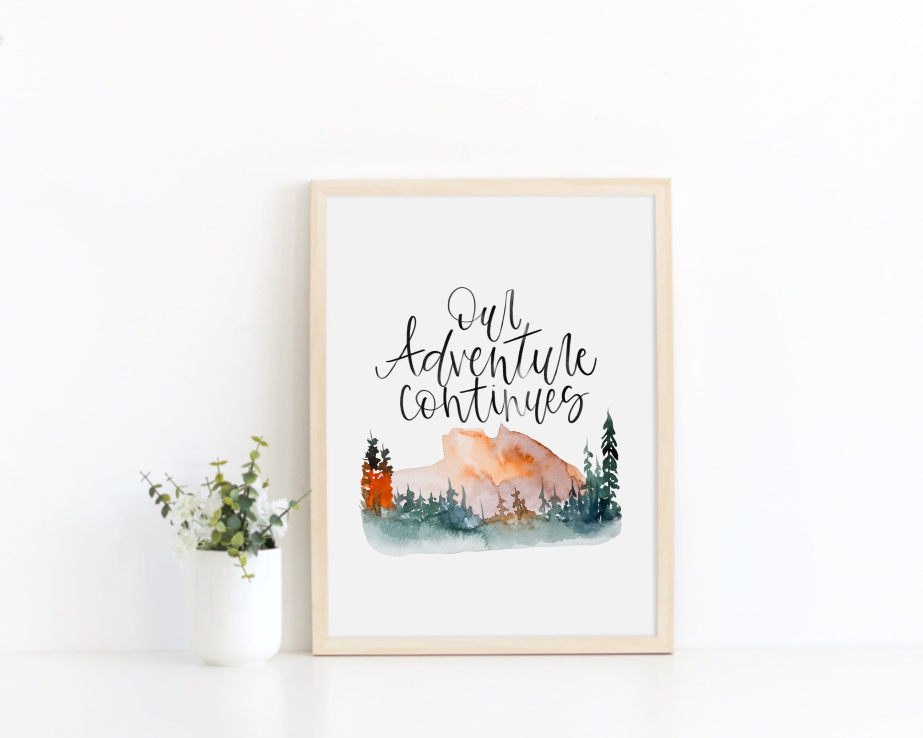 Printable Our Adventure Continues Print Adventure - Etsy