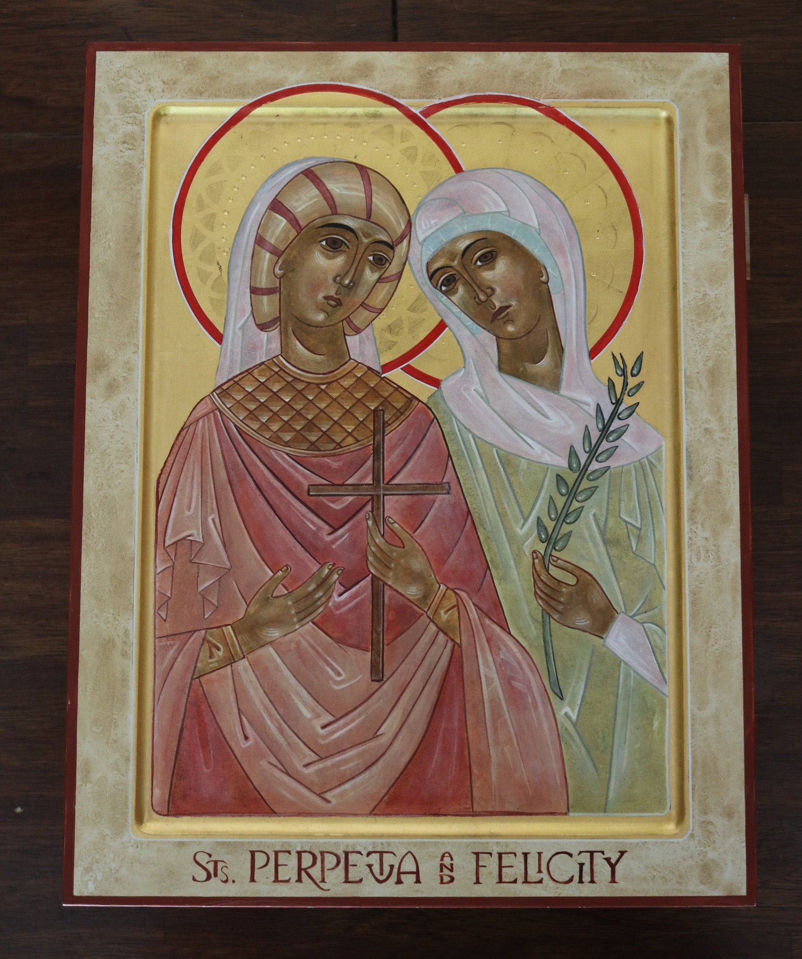 Sts Perpetua and Felicity Hand Painted Icon Byzantine Icon - Etsy