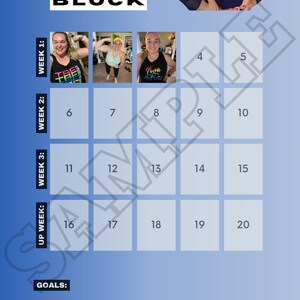 Bodi Block Trackers Bundle | Bodi Program Tracker | Bodi Super Block ...