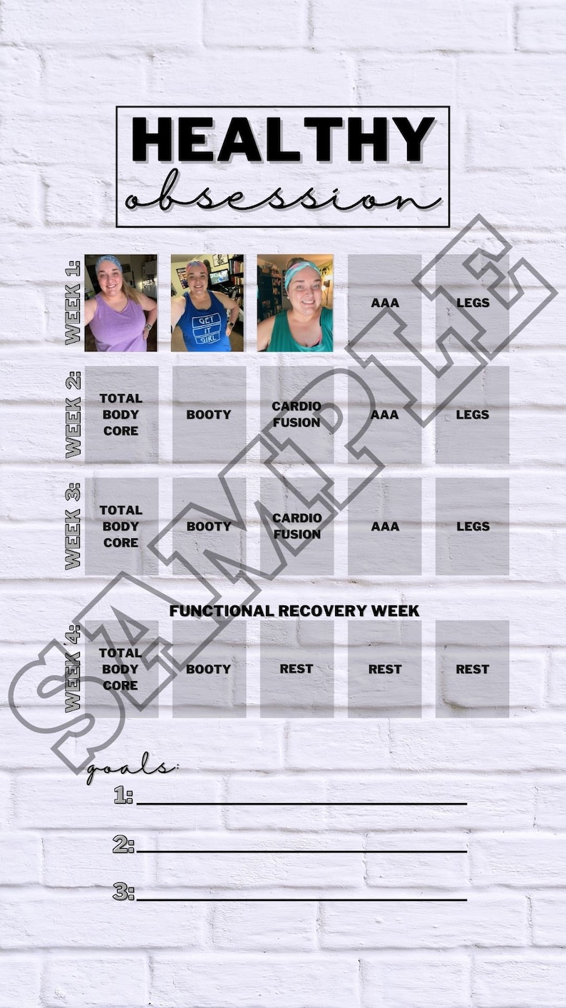Healthy Obsession Sweaty Selfie Tracker | Bodi Tracker | Social Media ...
