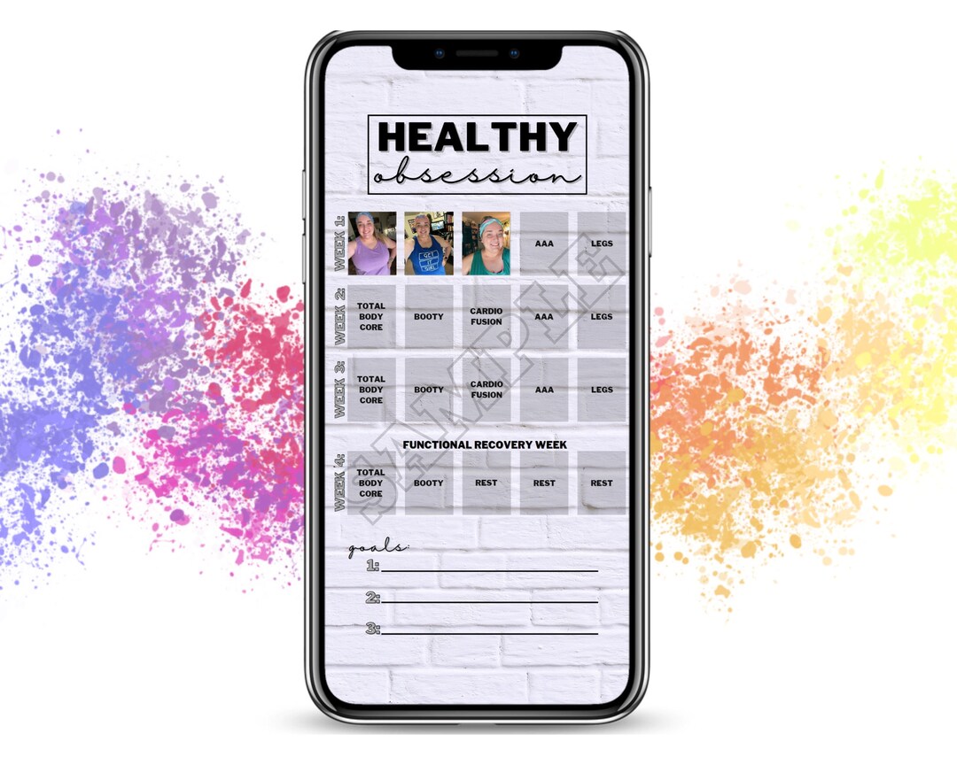 Healthy Obsession Sweaty Selfie Tracker | Bodi Tracker | Social Media ...