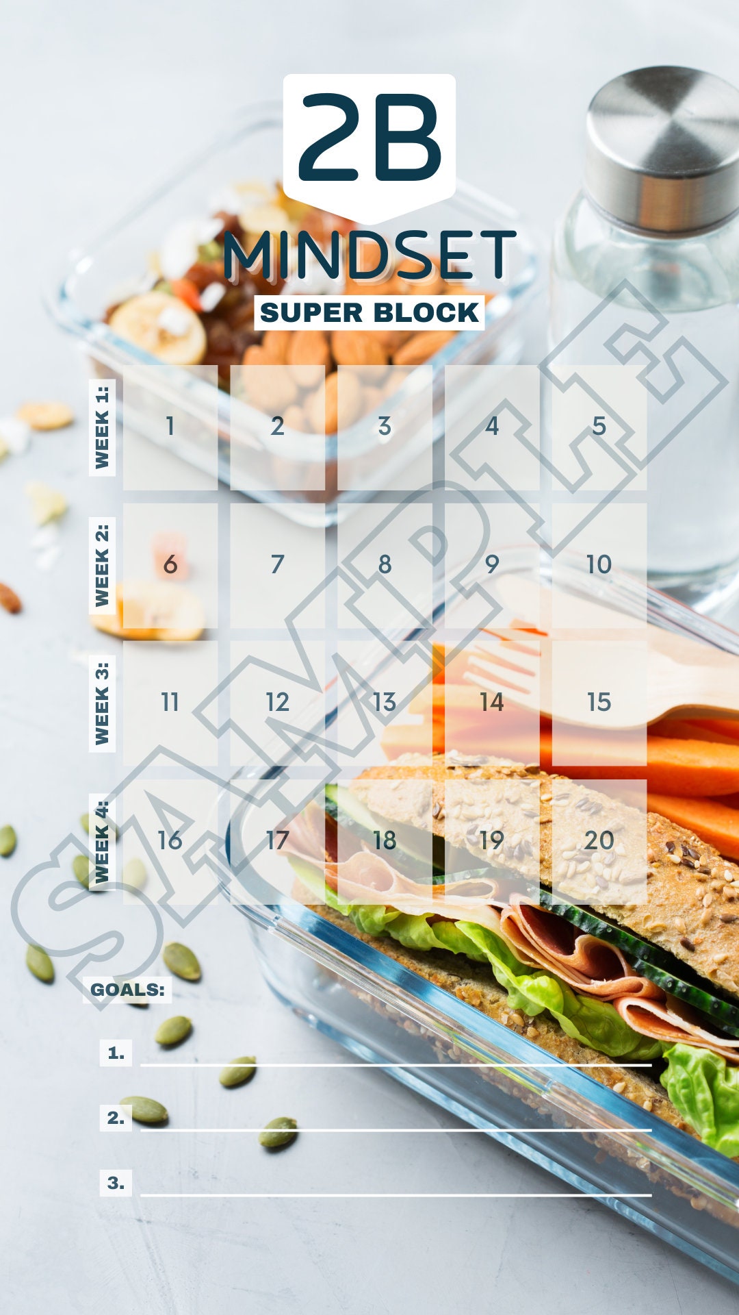 2B Mindset Super Block Tracker | Bodi Tracker | Social Media Tracker ...