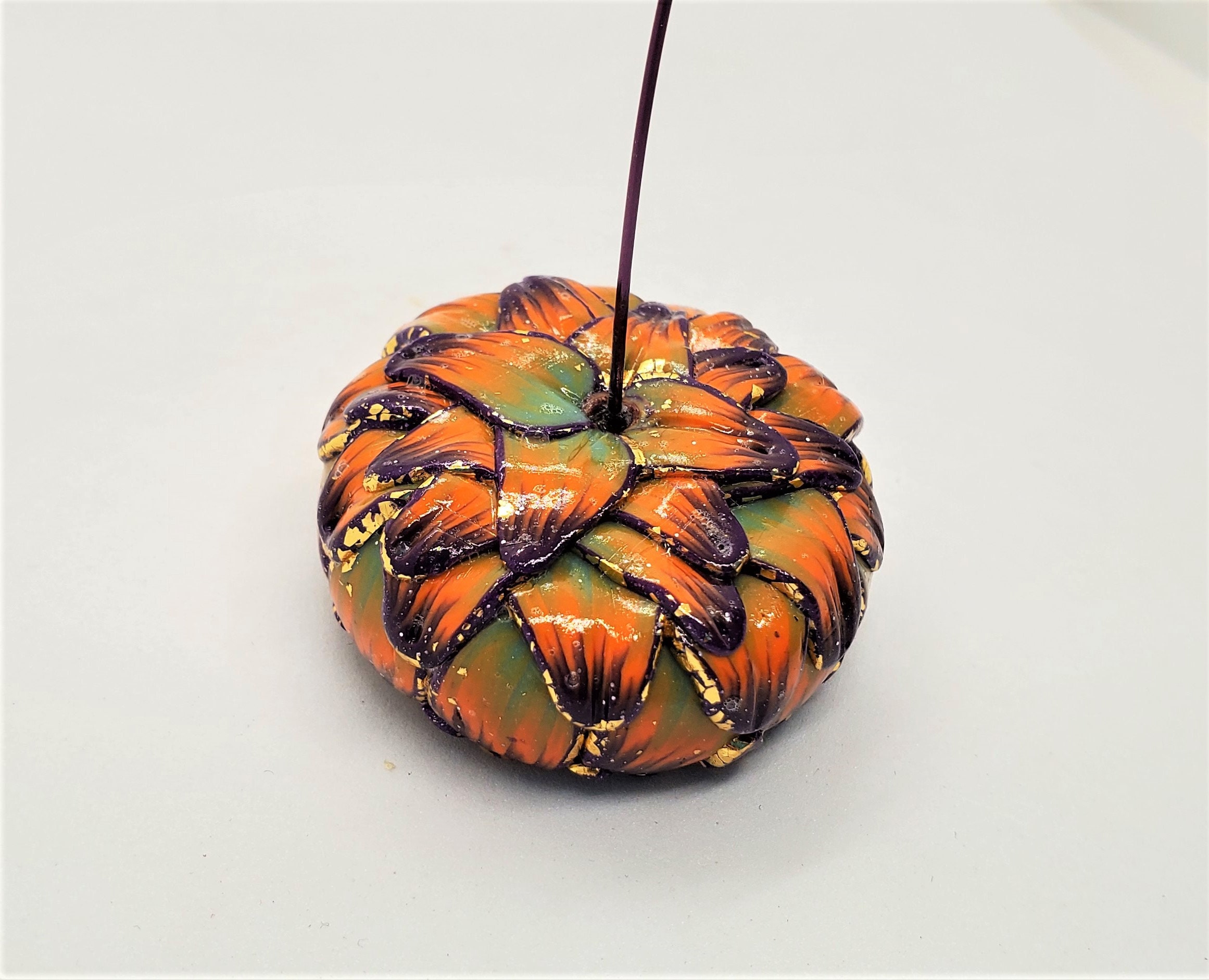 Handmade Polymer Clay and Wire Photo Holder; Note Holder; Memo Holder ...