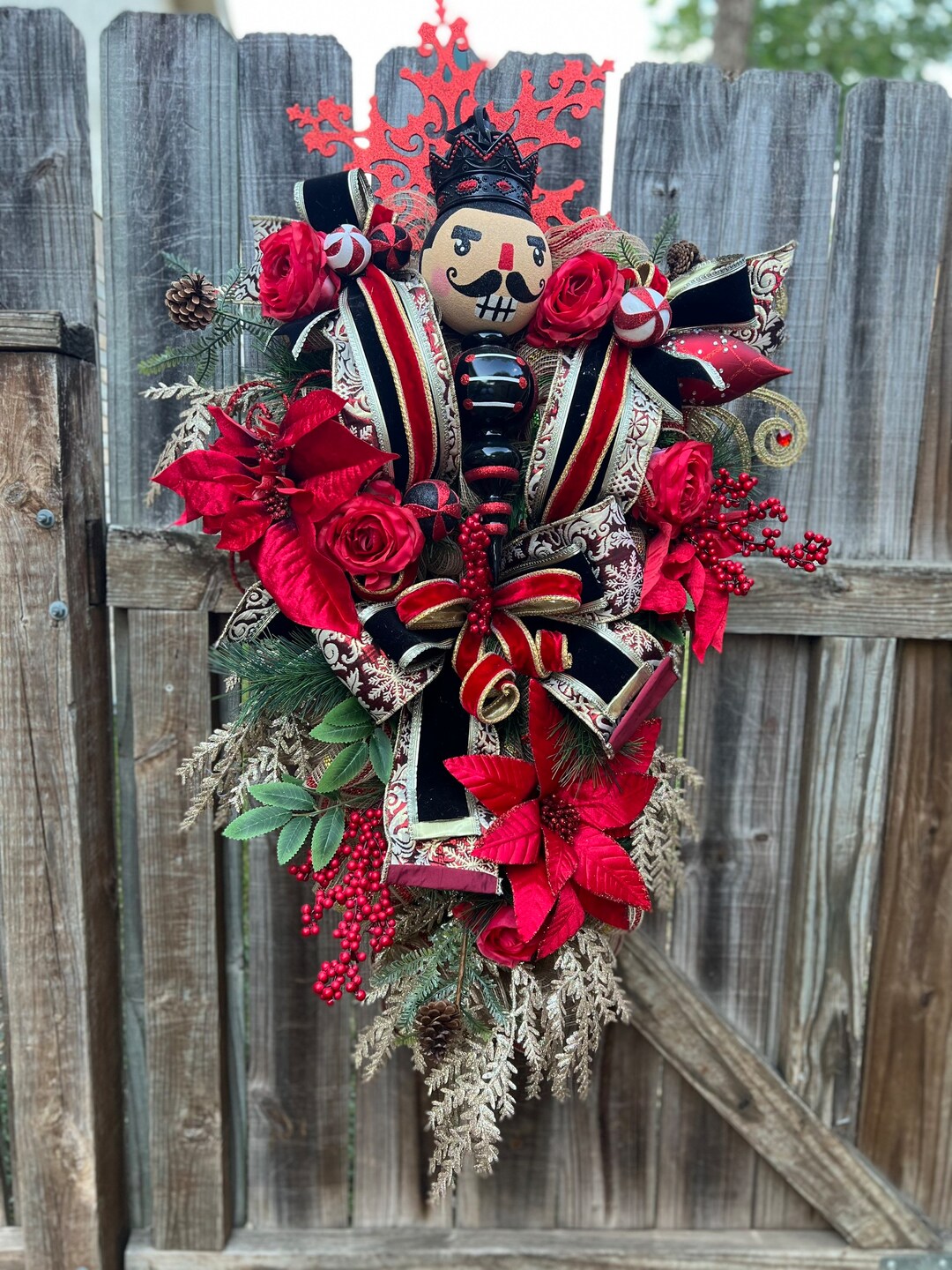 King & Queen Nutcracker Swags Got Double Doors Ive Got You Covered How ...