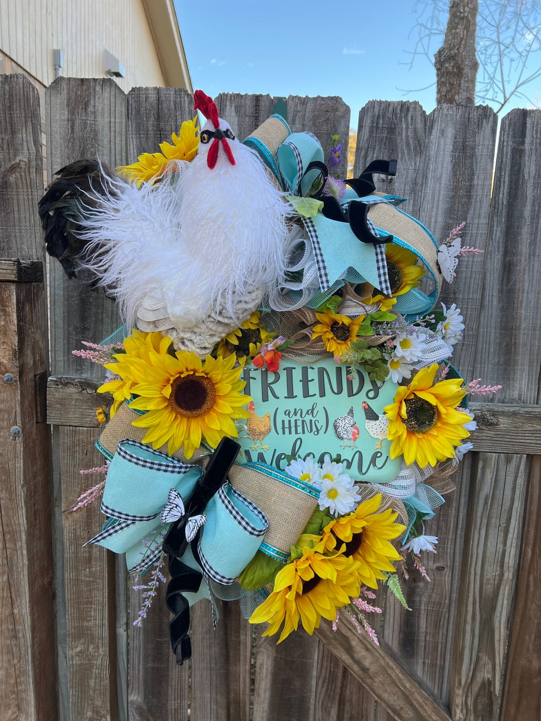 Rooster Everyday Wreath - Etsy