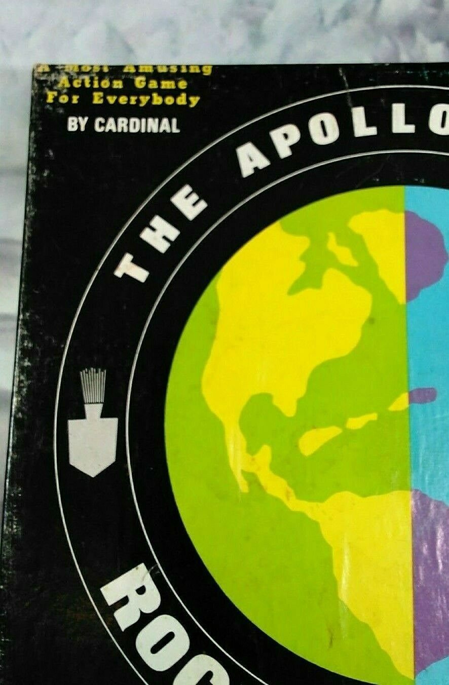 The Apollo Space Rocket Checkers Vintage Boardgame Abstract - Etsy