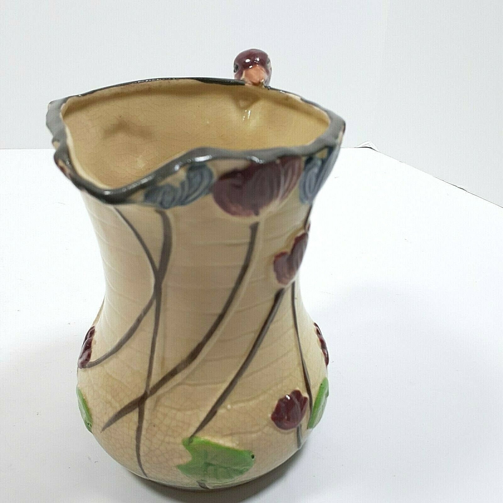 1950s Bird Handle Creamer Small Pitcher Jug Flowers - Etsy