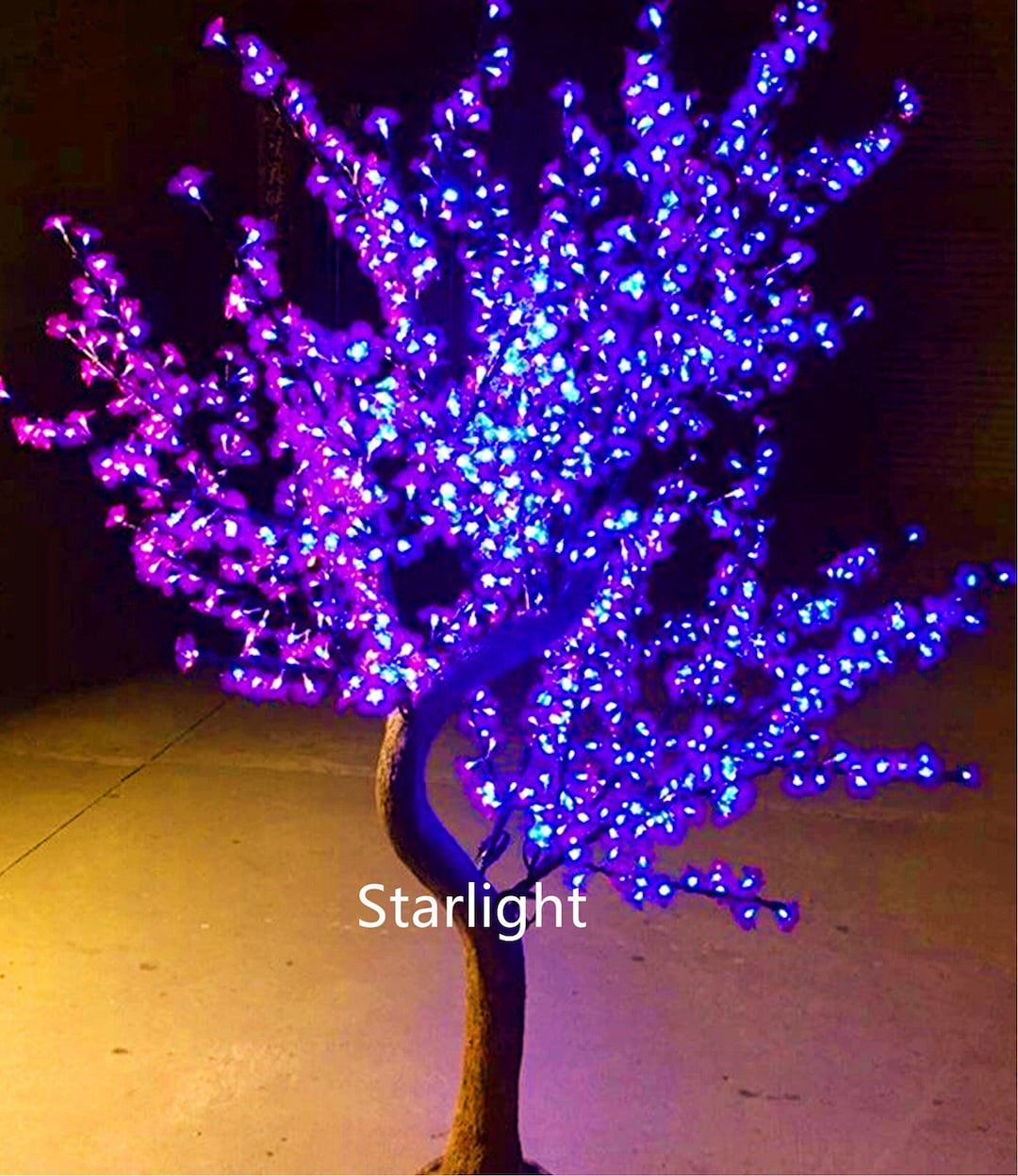 7.5ft Color Change via Remote Controller 21 Functions LED Artificial ...