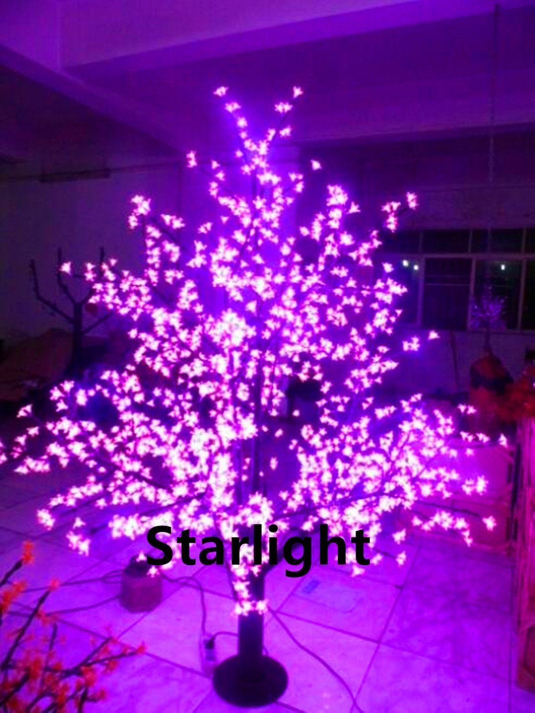 Outdoor 6.5ft LED Artificial Cherry Blossom Tree Light Home Wedding ...