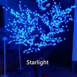 7ft Outdoor Color Change LED Artificial Cherry Blossom Tree Light ...