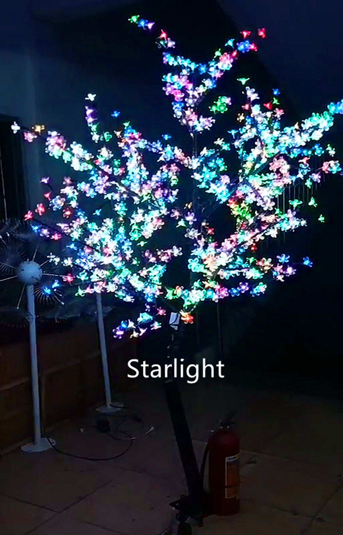 7ft Outdoor Color Change LED Artificial Cherry Blossom Tree - Etsy
