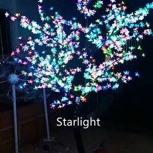 7ft Outdoor Color Change LED Artificial Cherry Blossom Tree Light ...