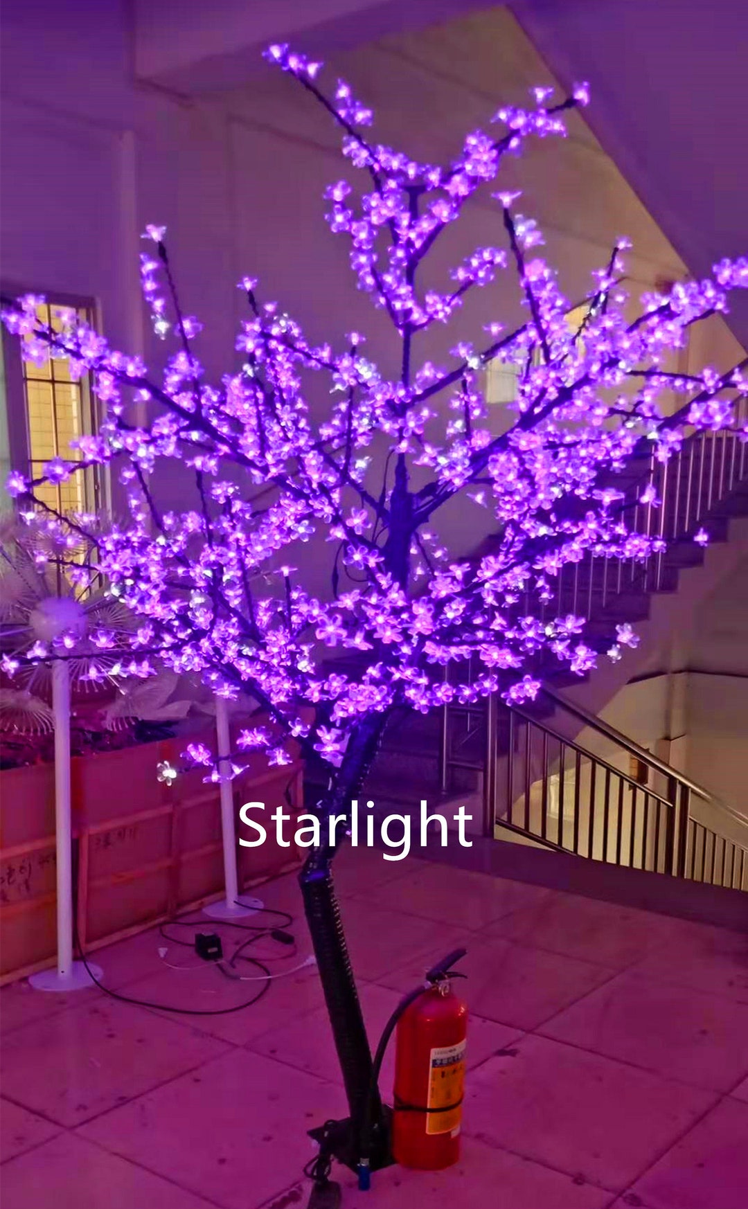 7ft Outdoor Color Change LED Artificial Cherry Blossom Tree Light ...