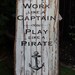 Captain Pirate work Like A Captain Play Like A Pirate & Detailed Anchor ...