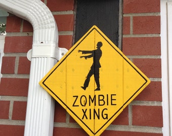 Zombie Crossing - Etsy