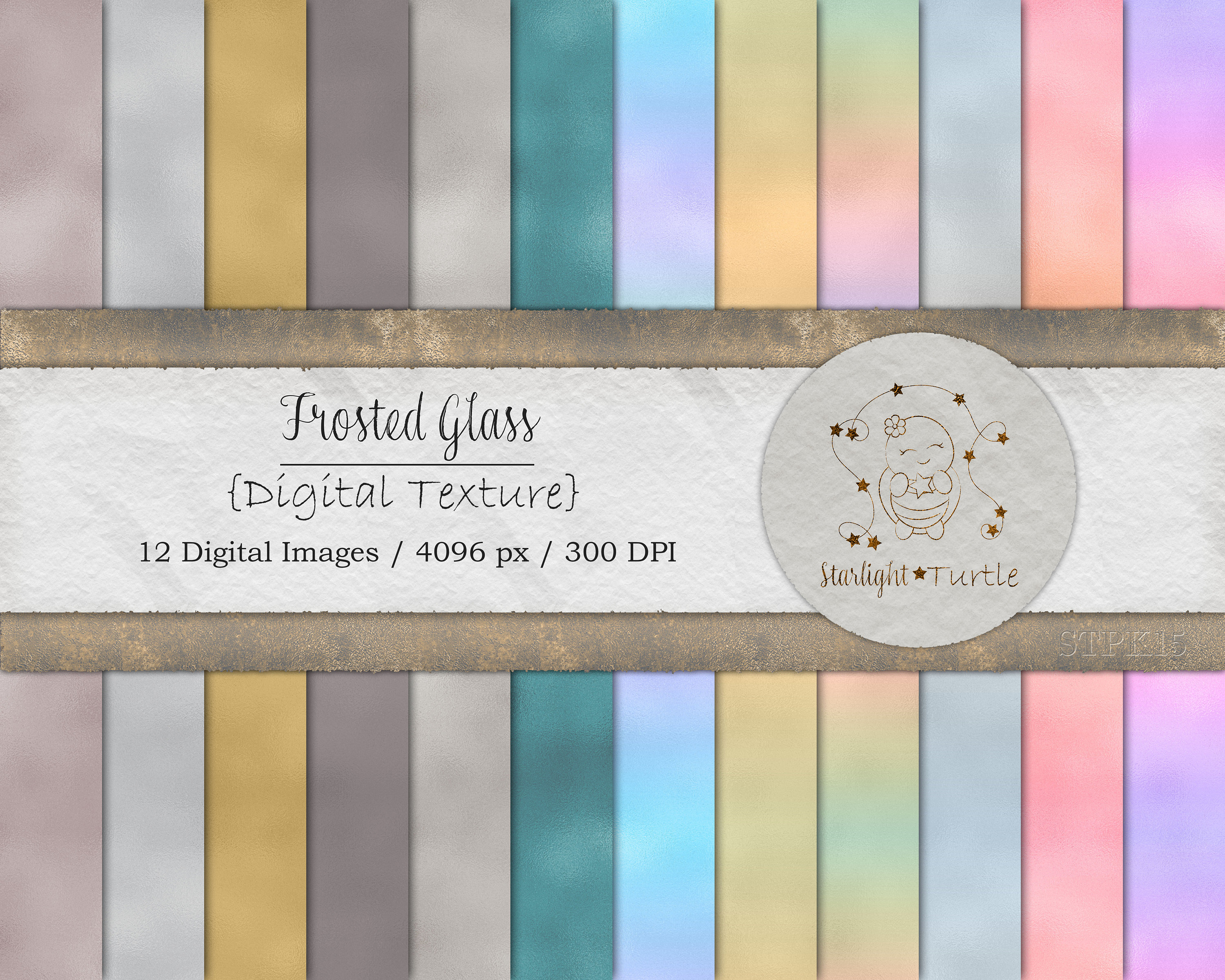 Frosted Glass Digital Textures, Digital Paper, Shiny, Metallic, Pastel ...