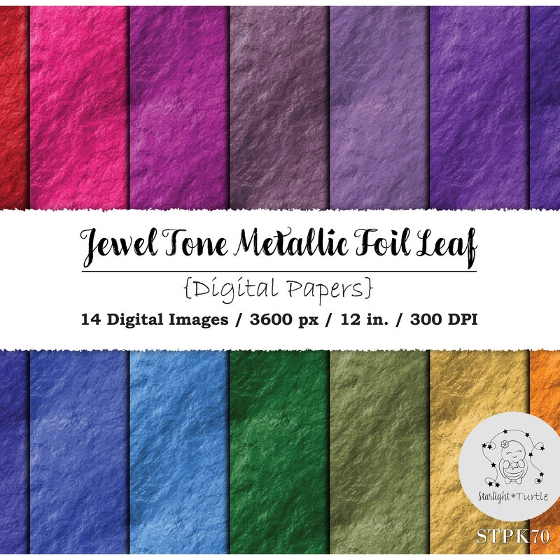 Metallic Foil Art - Etsy