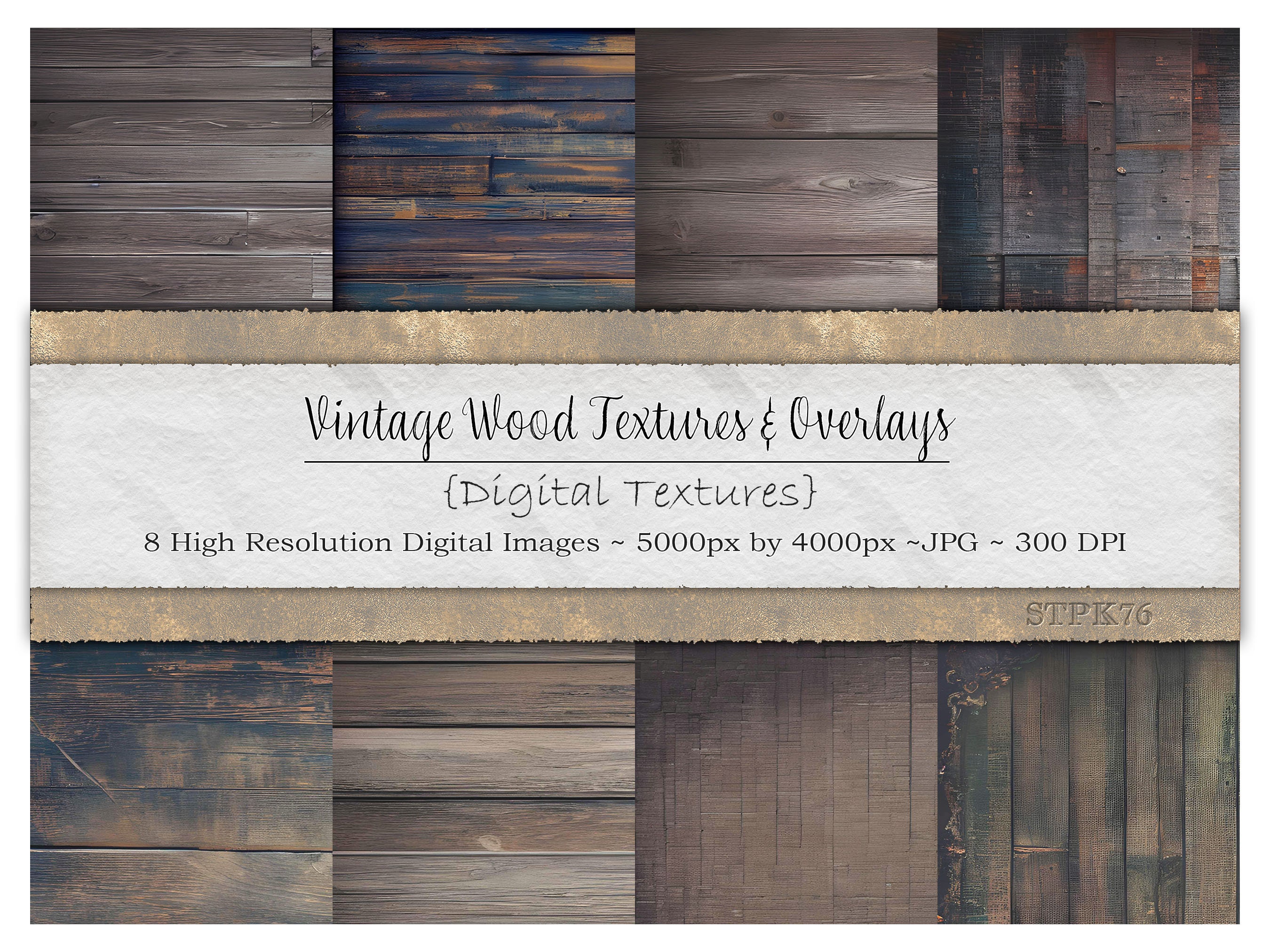 Vintage Aged Wood Textures, Photo Overlays or Backgrounds - Etsy