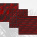 Metallic Red and Black Digital Paper, Geometric Patterns (digital ...