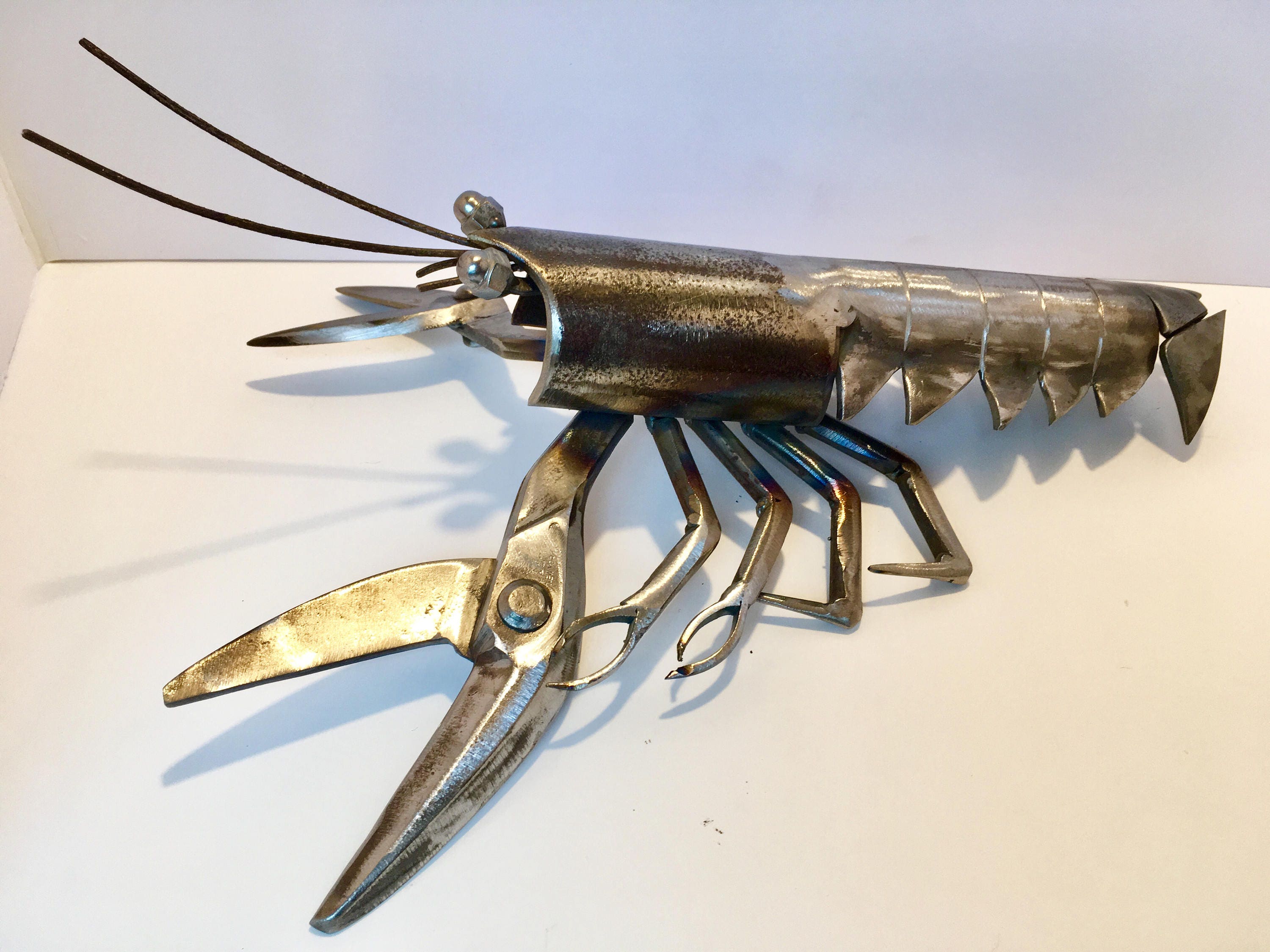 Scrap Metal Lobster - Etsy