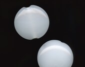 Vintage Opaque Opal Glass Disk-shaped Beads 16mm. Japan. Pkg - Etsy