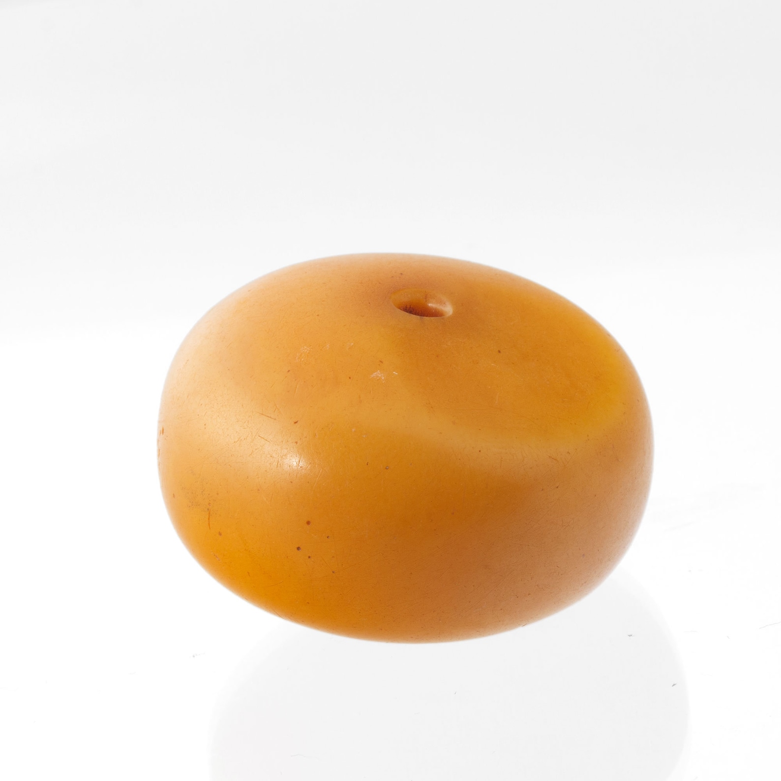 Old African Amber Phenolic Resin Bead. Made for African Trade. 44x28mm ...