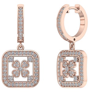 VVS1/VS1/SI1/I1 G 1.50 Ct Round Cut Diamond 14K White Yellow Rose Gold ...