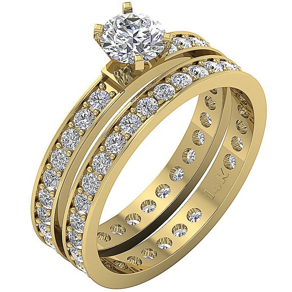 Channel Set Ring - Etsy