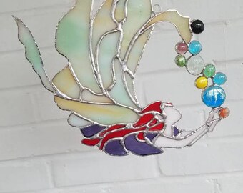 Stained glass fairy | Etsy