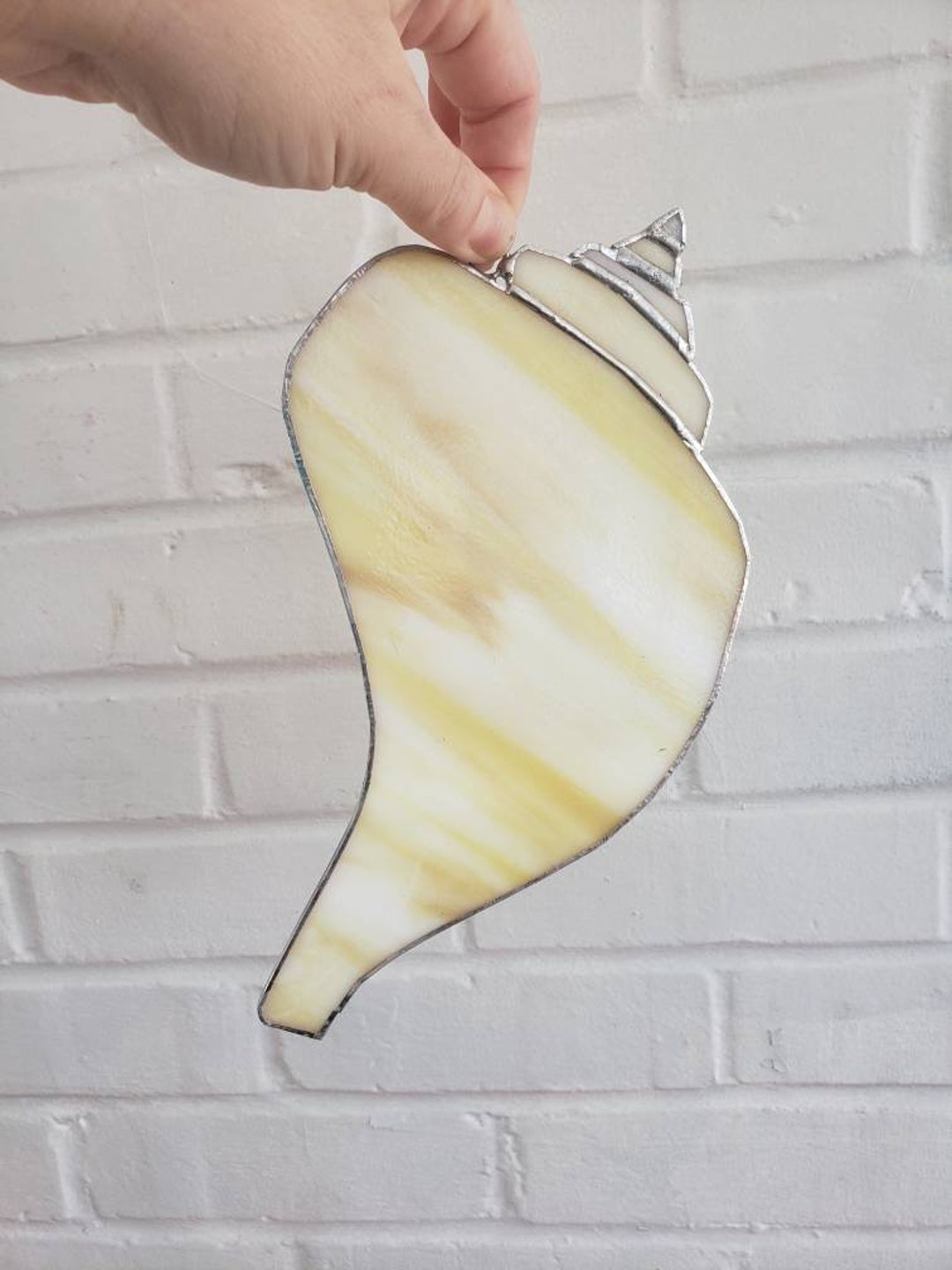 Stained Glass Conch Shell - Etsy
