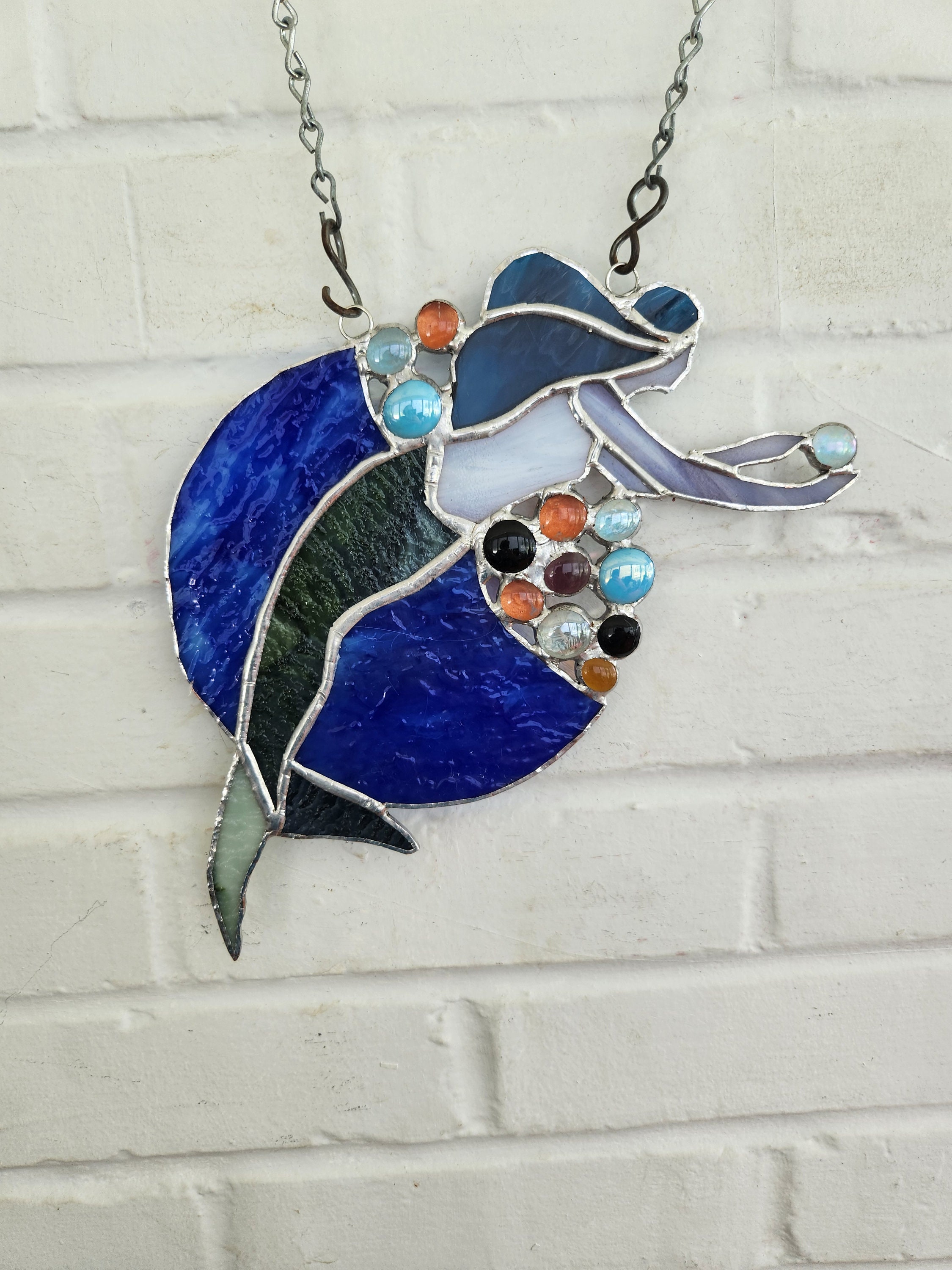 Stained Glass Mermaid - Etsy