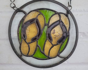 Stained Glass Flip Flops - Etsy