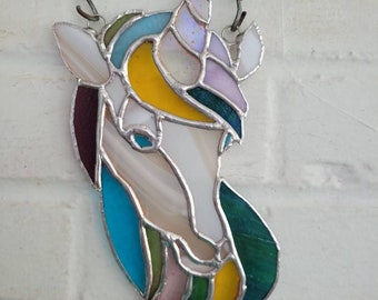 Stained Glass Unicorn - Etsy