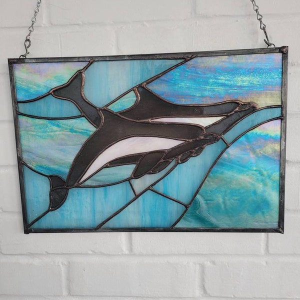 Dolphins Pattern for Stained Glass - Etsy