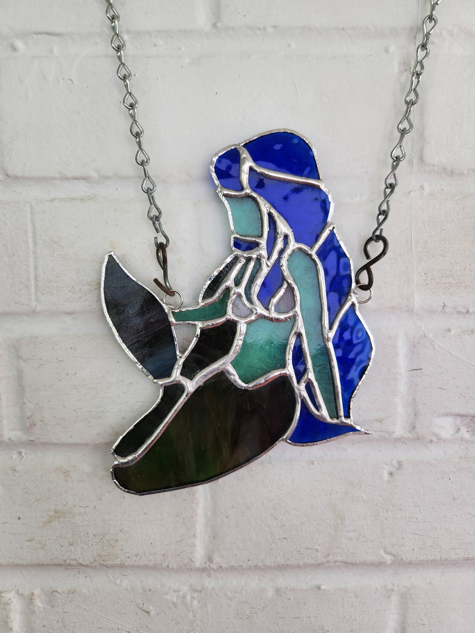 Stained Glass Mermaid - Etsy
