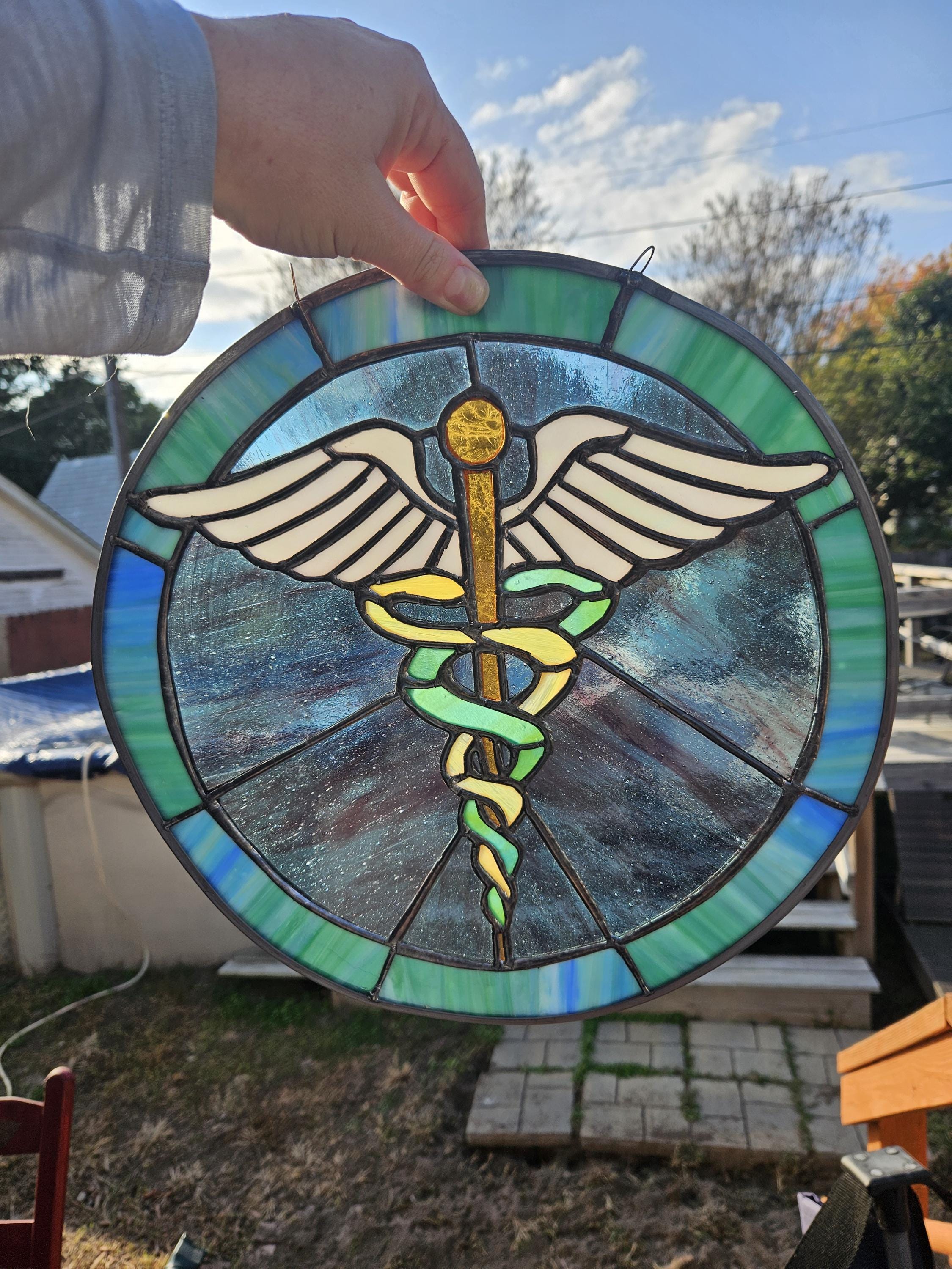 Nurse Cap Stained Glass Pattern