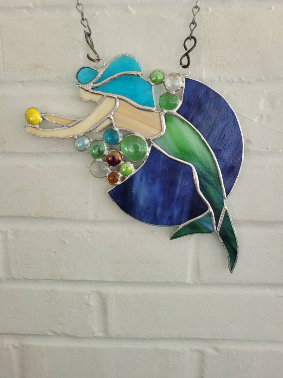 Stained Glass Mermaid - Etsy