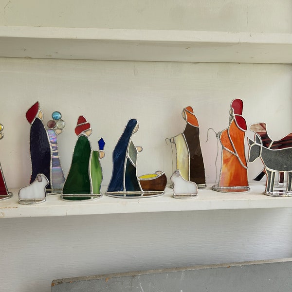 Glass Nativity - Etsy