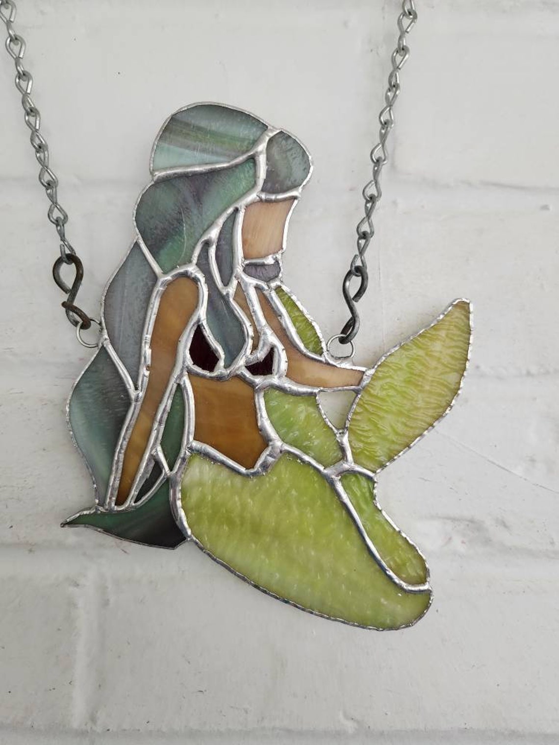 Stained Glass Mermaid - Etsy