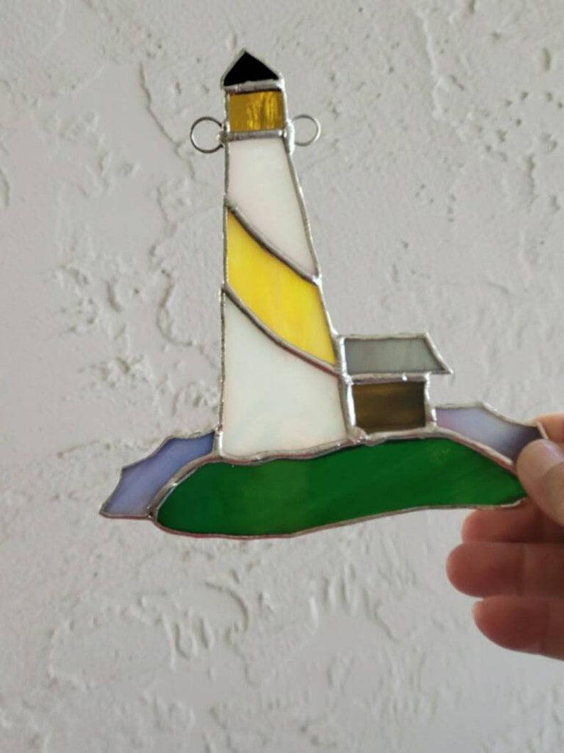 Stained Glass Lighthouse - Etsy
