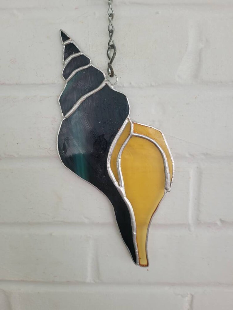 Stained Glass Conch Shell | Etsy