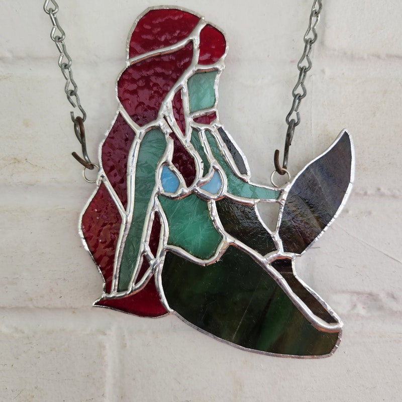 Stained Glass Mermaid - Etsy