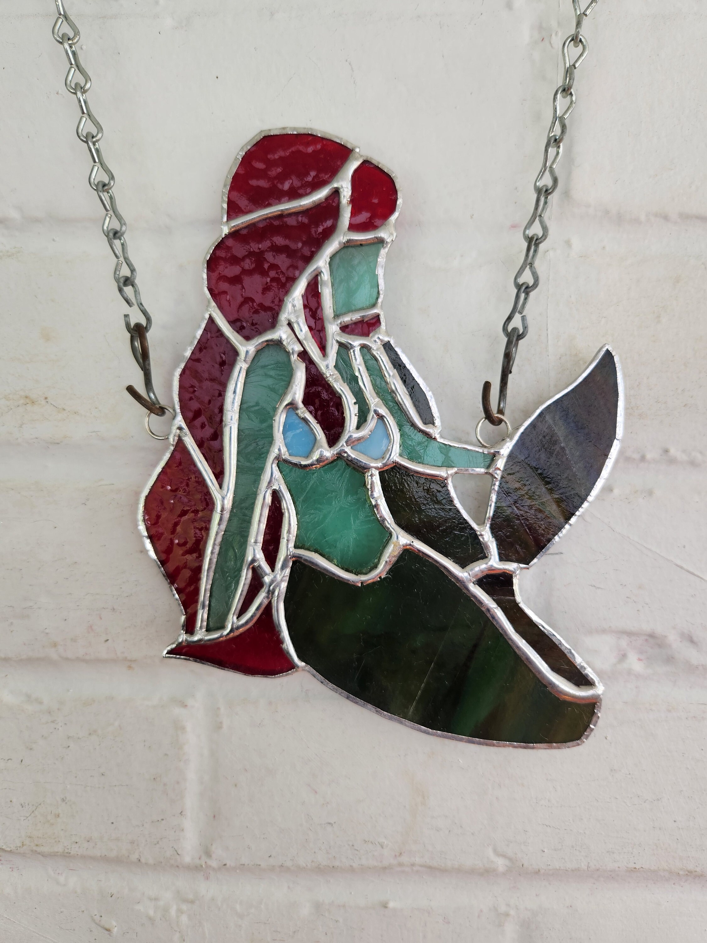 Stained Glass Mermaid - Etsy