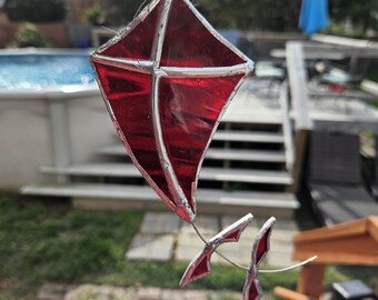 Fused Glass Spring Kite Suncatchers - Etsy
