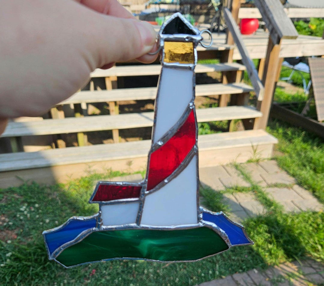 Stained Glass Lighthouse - Etsy